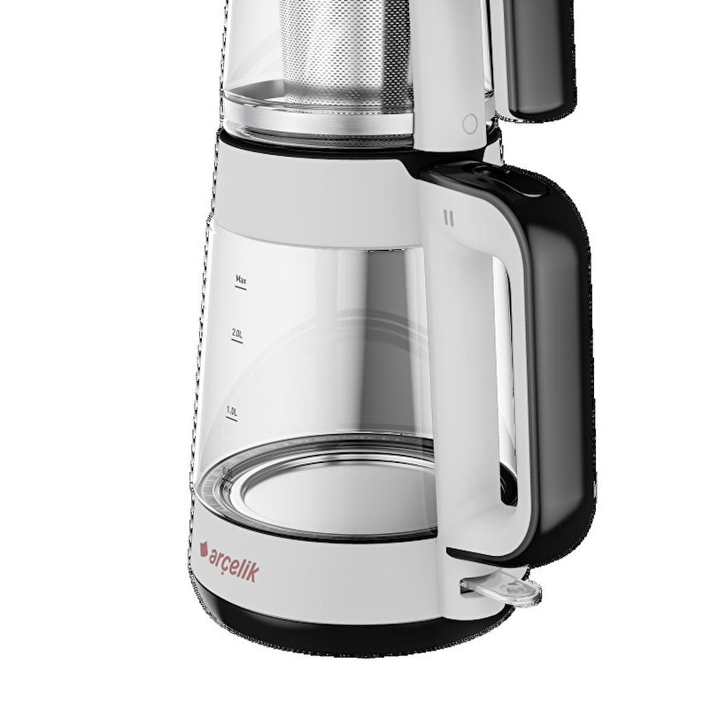 Arçelik CM 6964 Resital Işıklı 1900 W Cam 2 lt Elektrikli Çay Makinesi