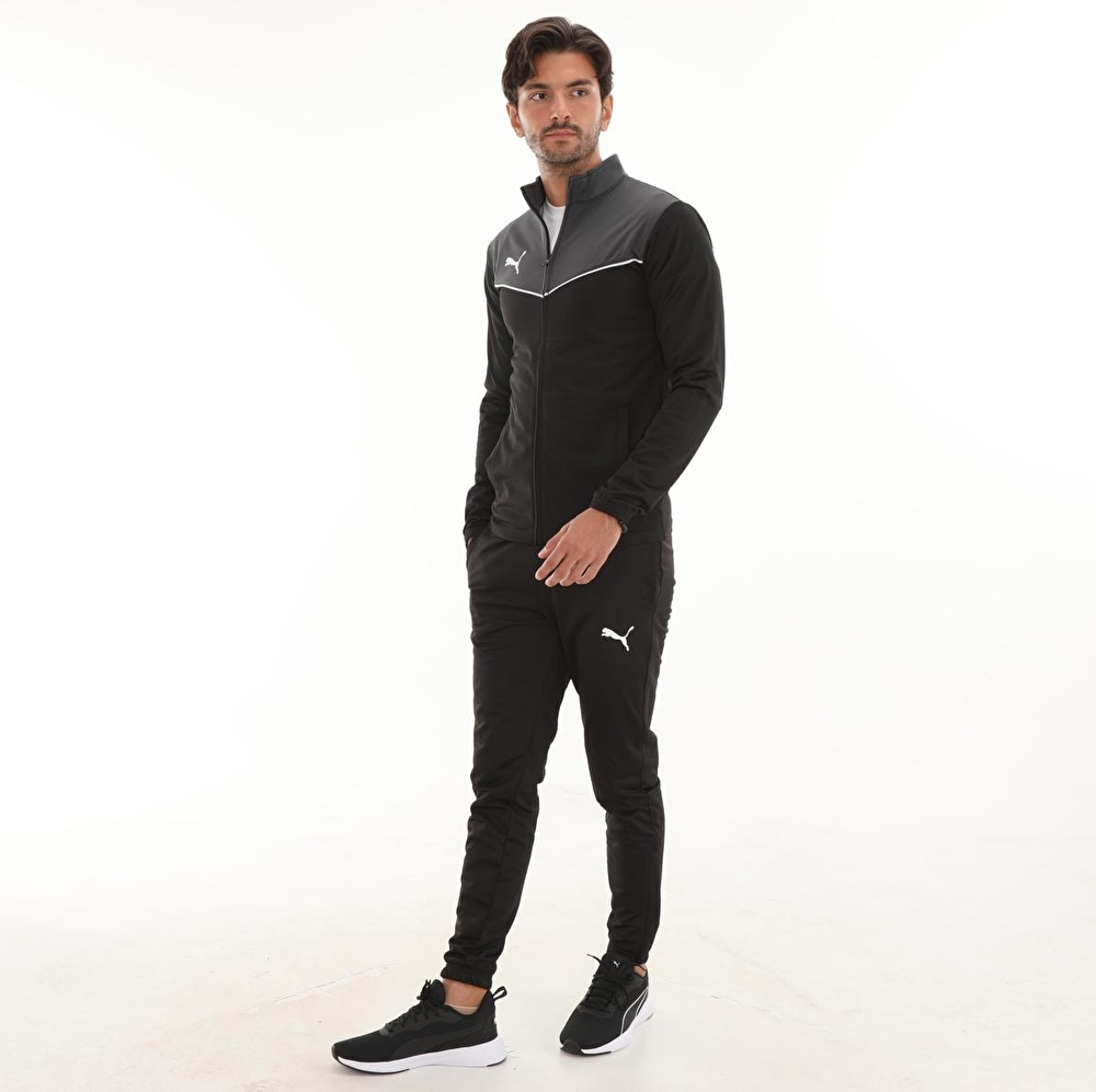 657534-03 Puma İndividualrıse Tracksuit Erkek Eşofman Takımı Siyah ...