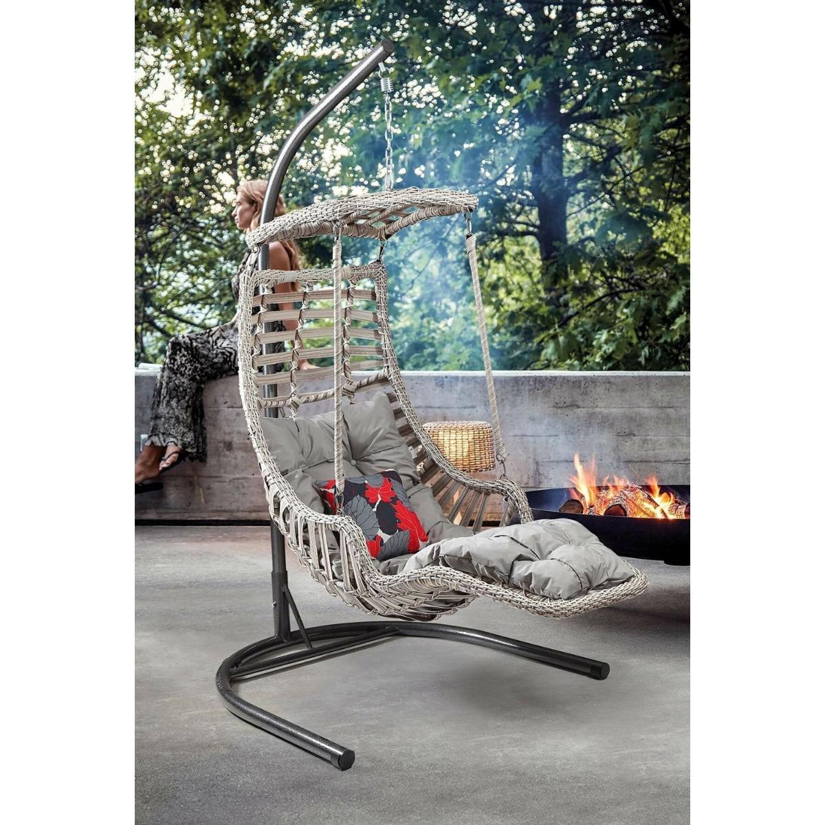 Capri Swing Alaçatı Plus Tekli Rattan Bahçe Balkon Salıncağı Fiyatları ...