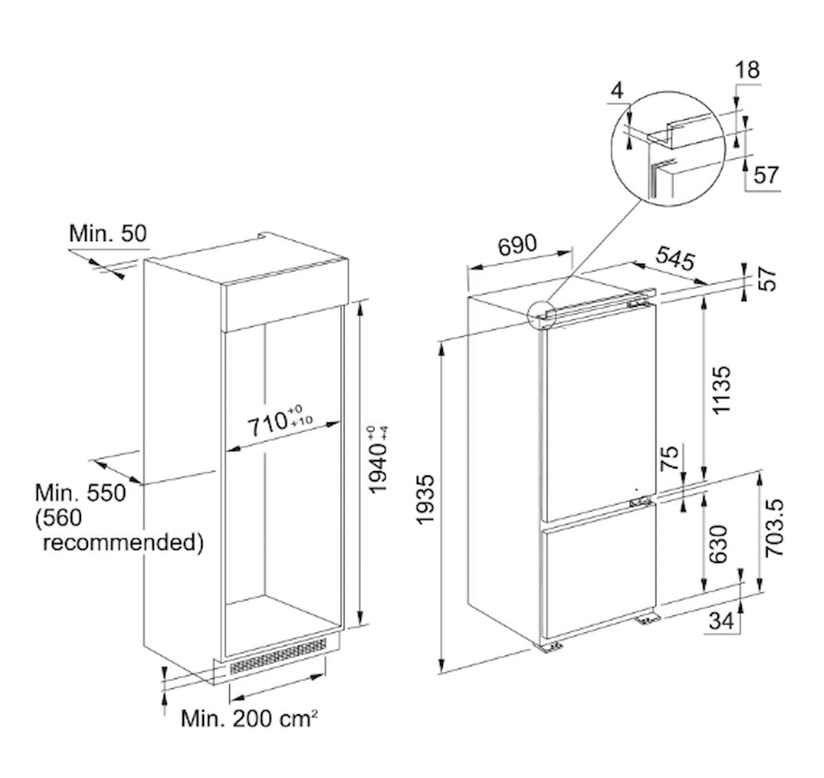 Franke FCB 400 V NE E Çift Kapılı No Frost Buzdolabı Fiyatları ve ...