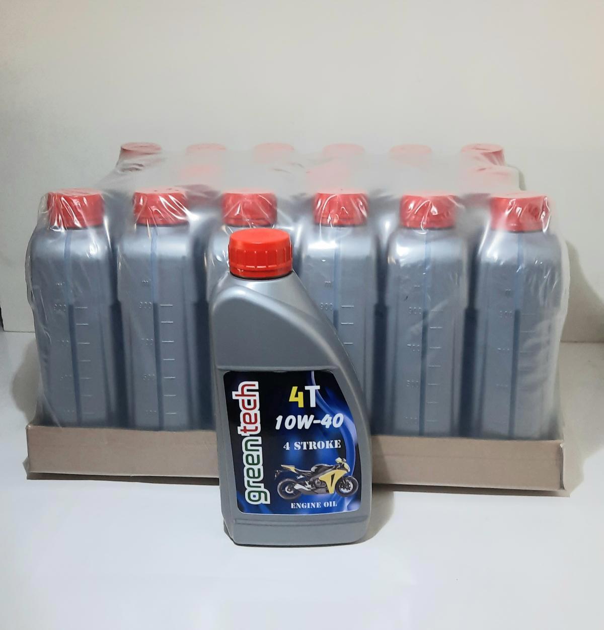 greentech 4T 10W40 MOTOSİKLET MOTOR YAĞI 900 ML 1 KOLİ 15 ADET ...