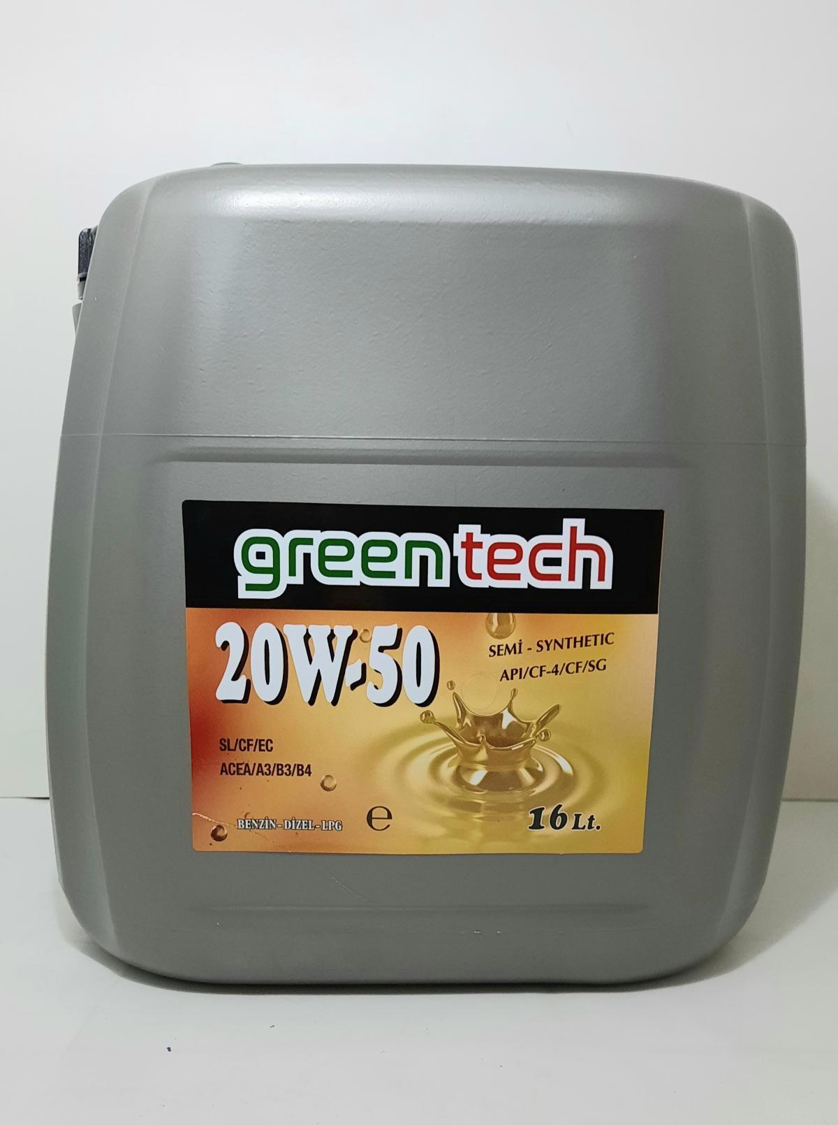 greentech 20W-50 MOTOR YAĞI 16 LİTRE Fiyatları ve Modelleri - Pazarama