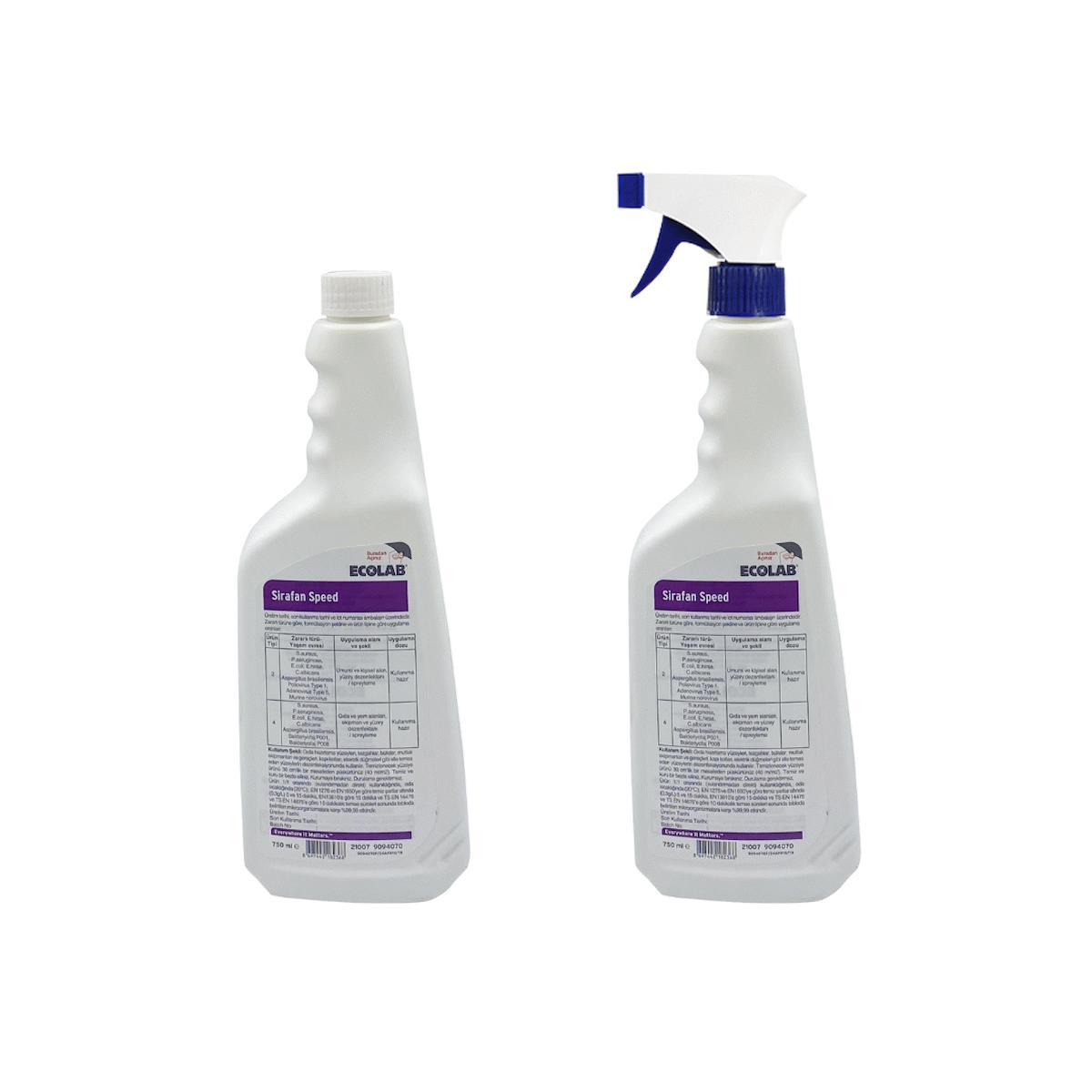 Ecolab Sirafan Speed Hijyen Ürünü 750 ML Fiyatları ve Modelleri - Pazarama