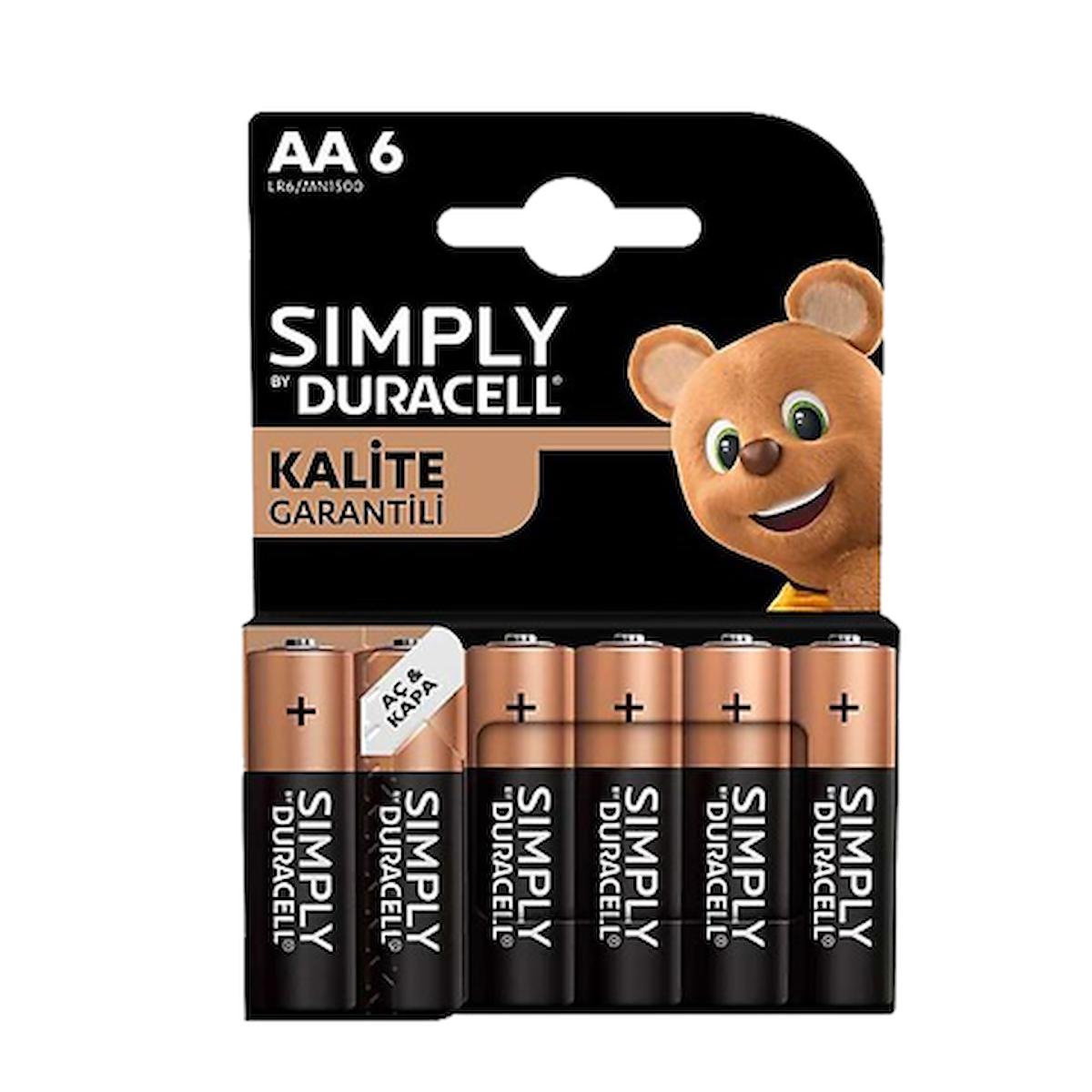 Duracell Simply 6'lı Kalem Pil Fiyatları ve Modelleri - Pazarama