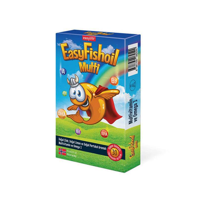 EasyVit Easy FishOil Multi+ Omega 3 Çiğneme 30 Tablet Fiyatları ve ...