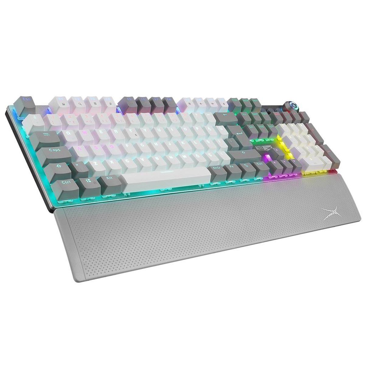 Altec Lansing ALGK8614GW Gri/Beyaz BLUE SWITCH Rainbow Mekanik Gaming ...