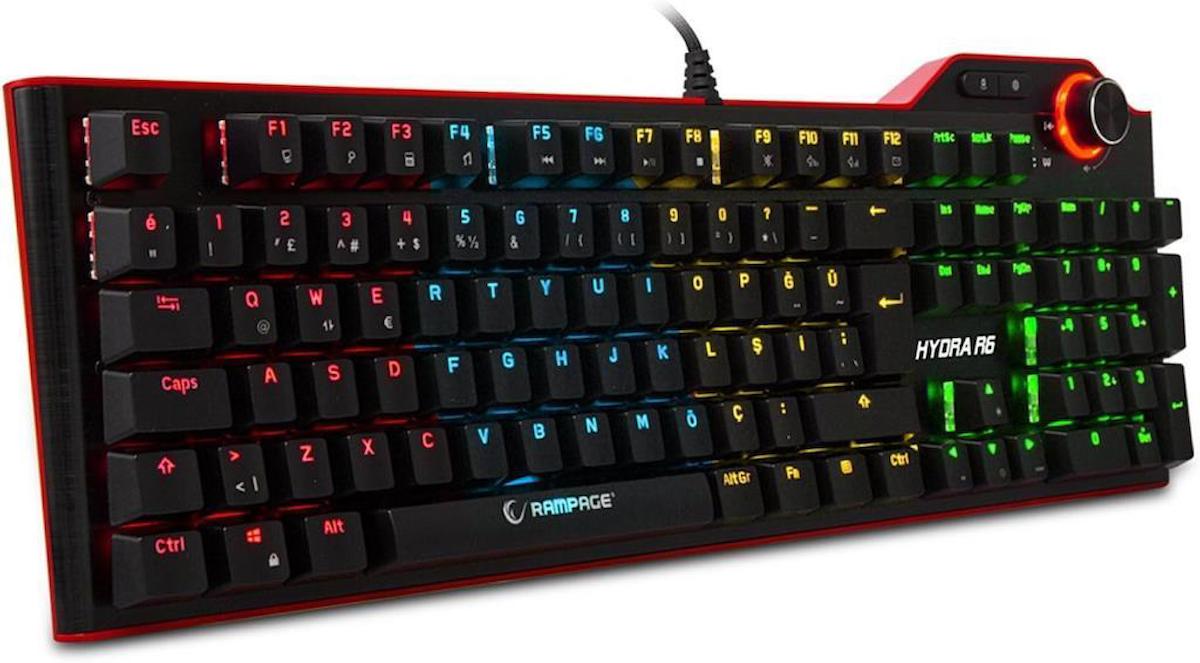 Rampage Hydra R6 Plus RGB Kablolu Mekanik Oyuncu Klavyesi Teşhir ...