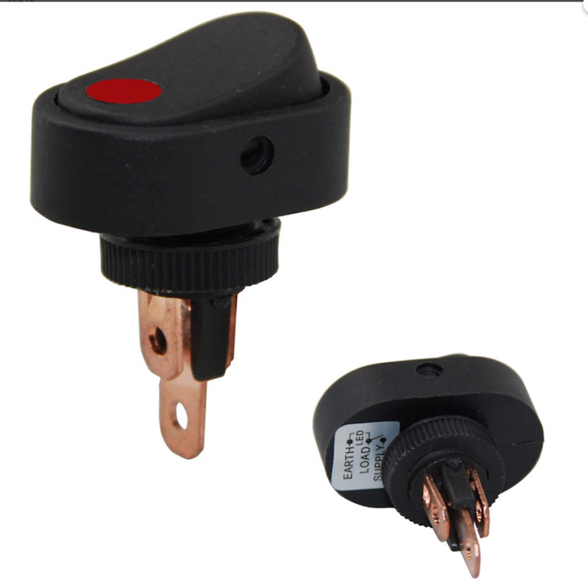 IC-132A 3 PİNLİ ON-OFF 12VOLT DC 20 AMPER IŞIKLI ANAHTAR Fiyatları ve ...