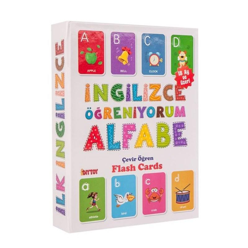 İngilizce Öğreniyorum Alfabe Flash Cards - Eğitici Zeka Kartlar ...