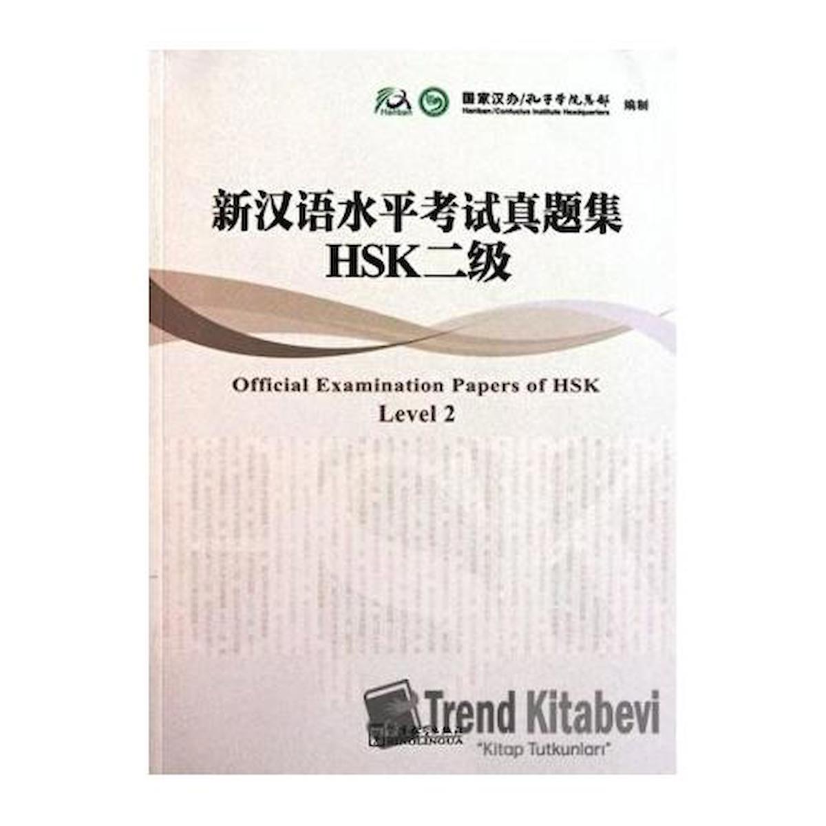 Official Examination Papers of HSK Level 2 + MP3 CD Fiyatları ve ...