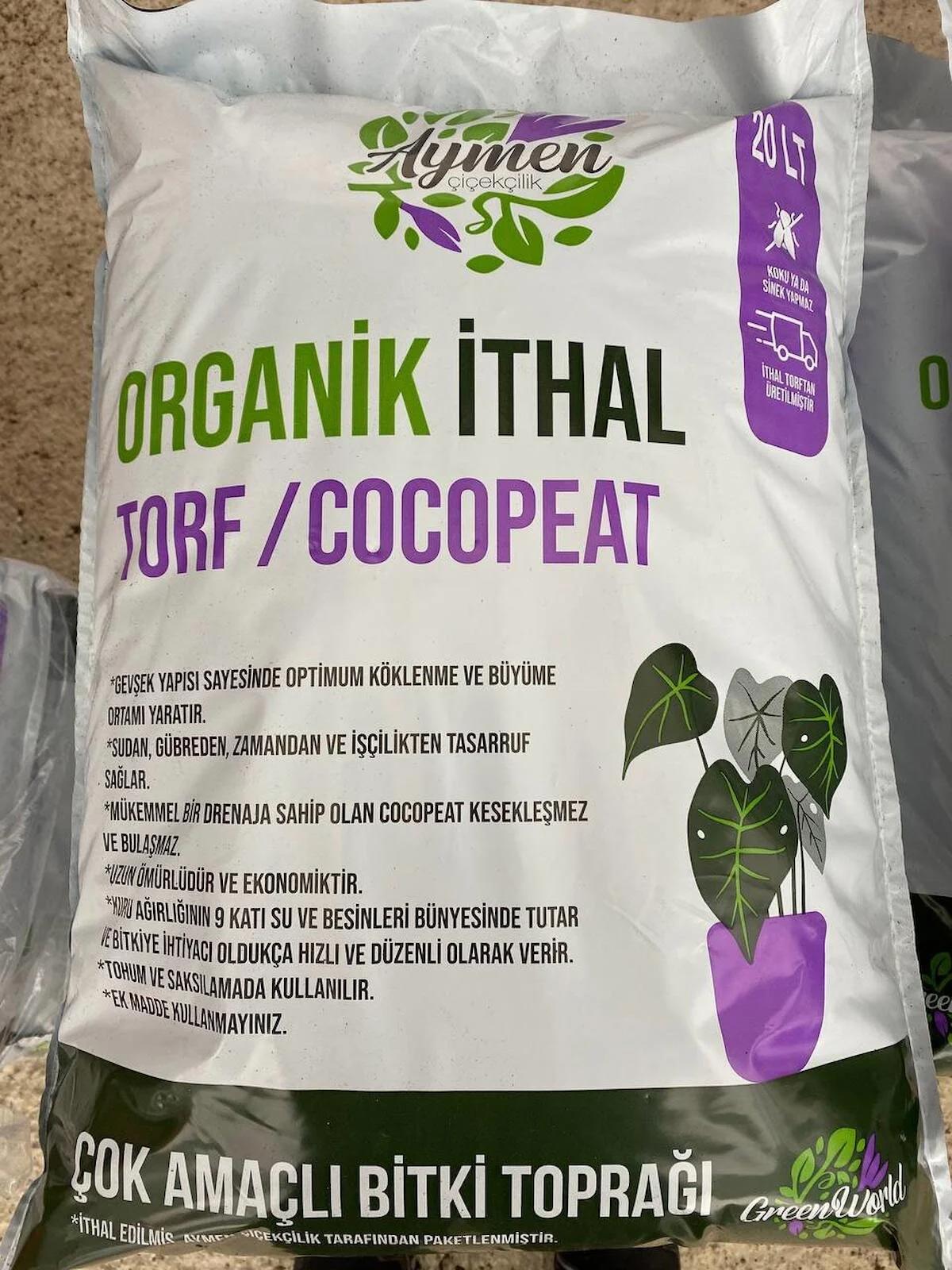20 Litre Ithal Torf Cocopeat Özel Karışım Saksı Harcı Bitki Toprağı ...