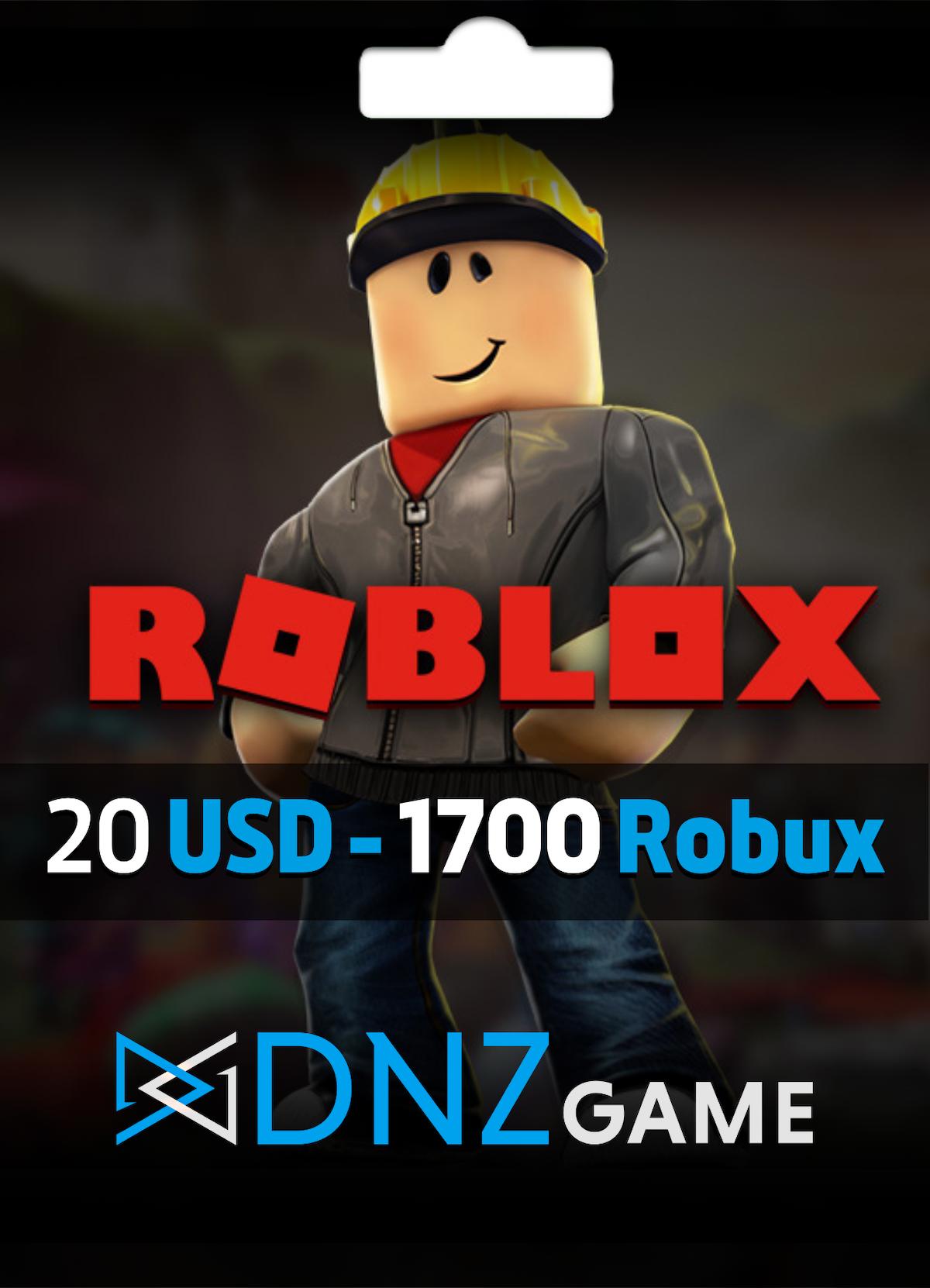 Roblox Gift Card 20 USD 1700 Robux Fiyatları ve Modelleri - Pazarama
