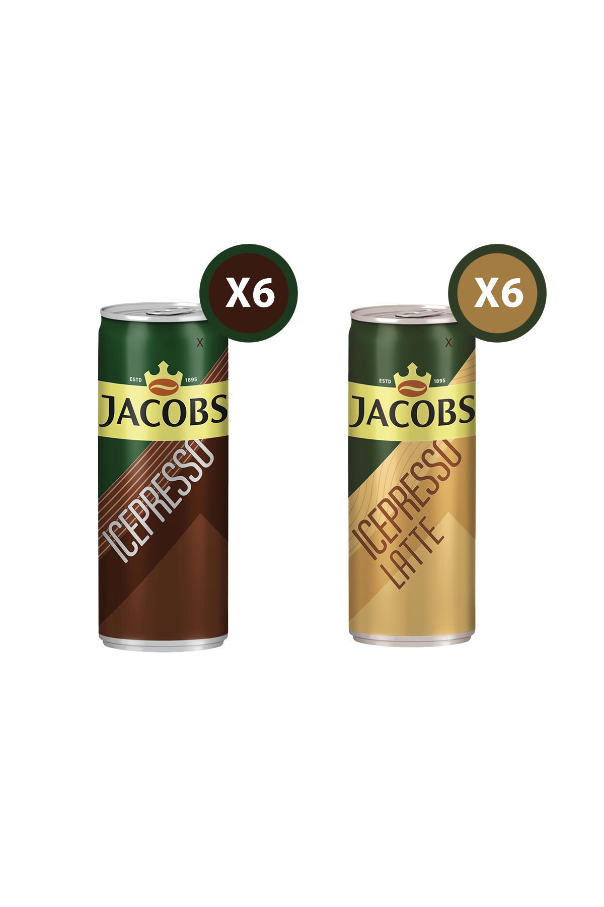 Jacobs Icepresso Classic 250 ml X 6 Adet & Jacobs Icepresso Latte 250 ...