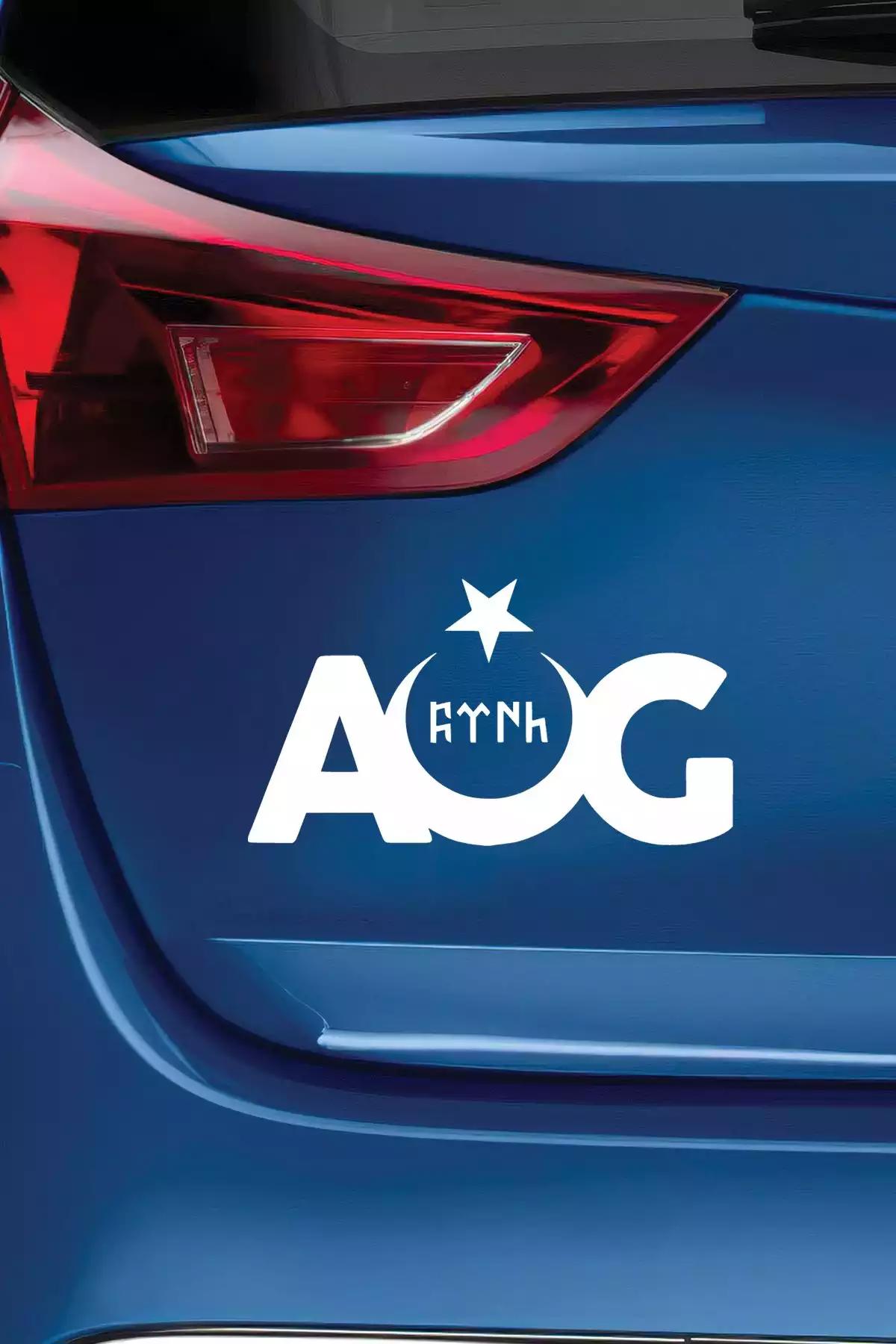 Aog AyYıldız Sticker Oto Motor Laptop Duvar Folyo Sticker 10 cm ...