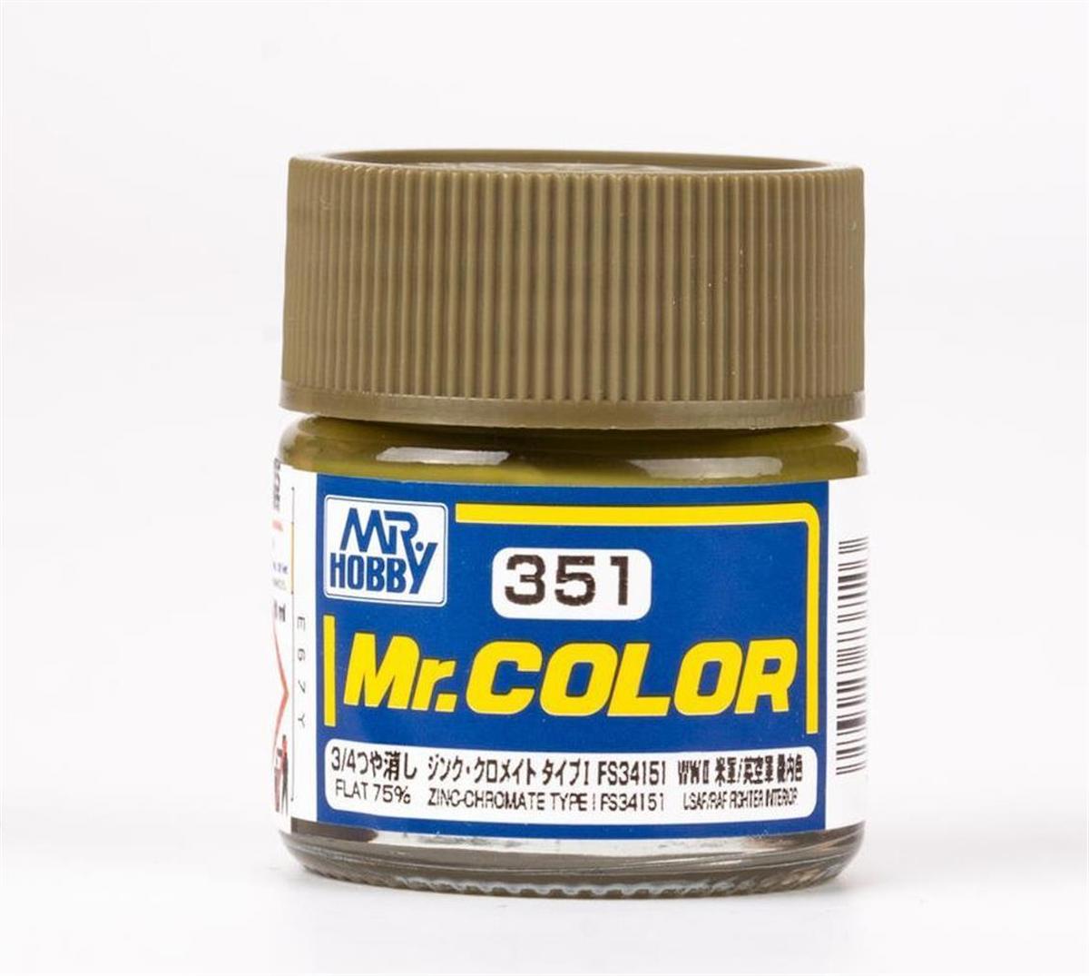 Gunze C351 10 ml. Zinc-Chromate Type FS34151, Mr.Color Serisi Maket ...