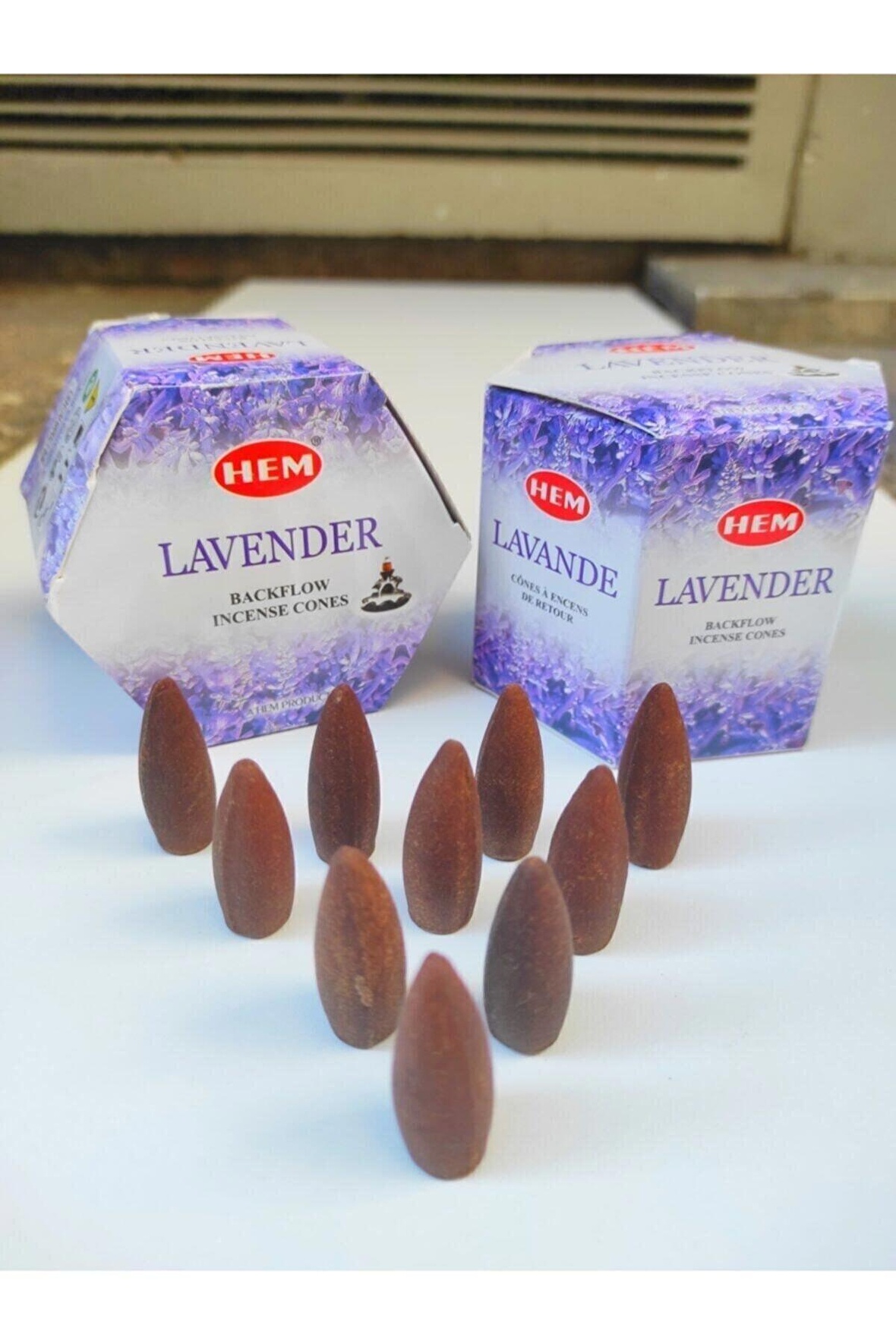 Blue Avm Tütsü Orjinal Lavanta Geri Akış Backflow Şelale Tütsü Konisi ...