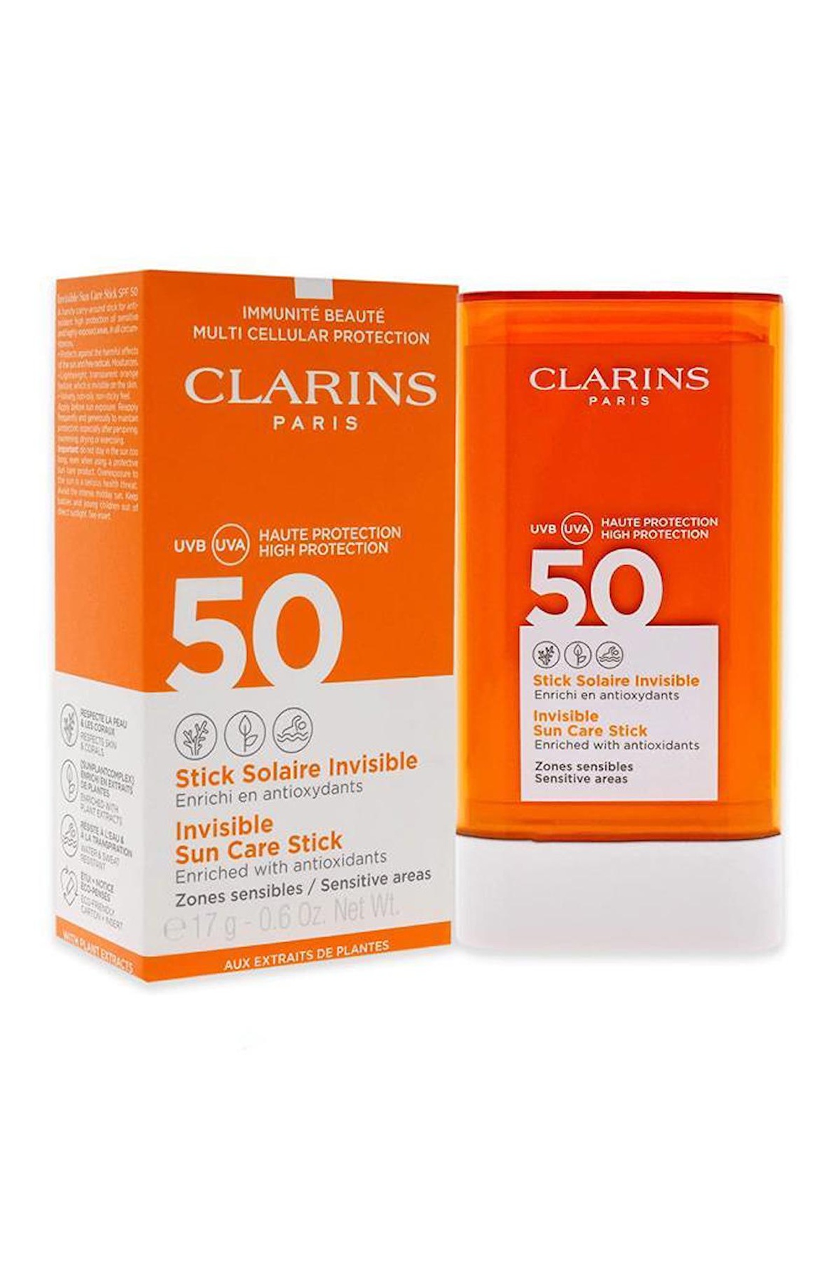 Clarins Invisible Sun Care Stick SPF50 17 gr Güneş Koruyucu Stick ...