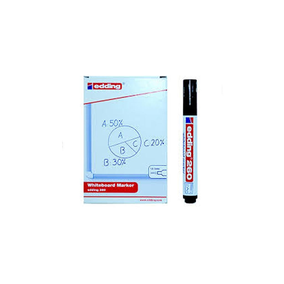 Edding (E-260) Beyaz Tahta Kalemi Siyah 10 Lu Fiyatları ve Modelleri ...