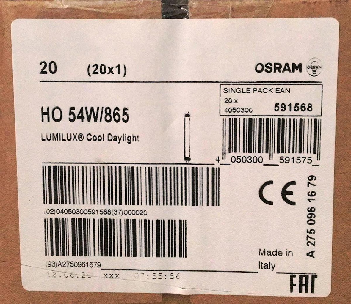 Osram Ho 54W/865 T5 Ampul Beyaz Işık - 20 Adet Fiyatları ve Modelleri ...