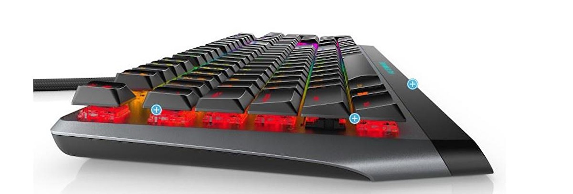 Alienware Low-profile RGB Mechanical Gaming Keyboard - AW510K Dark Side ...