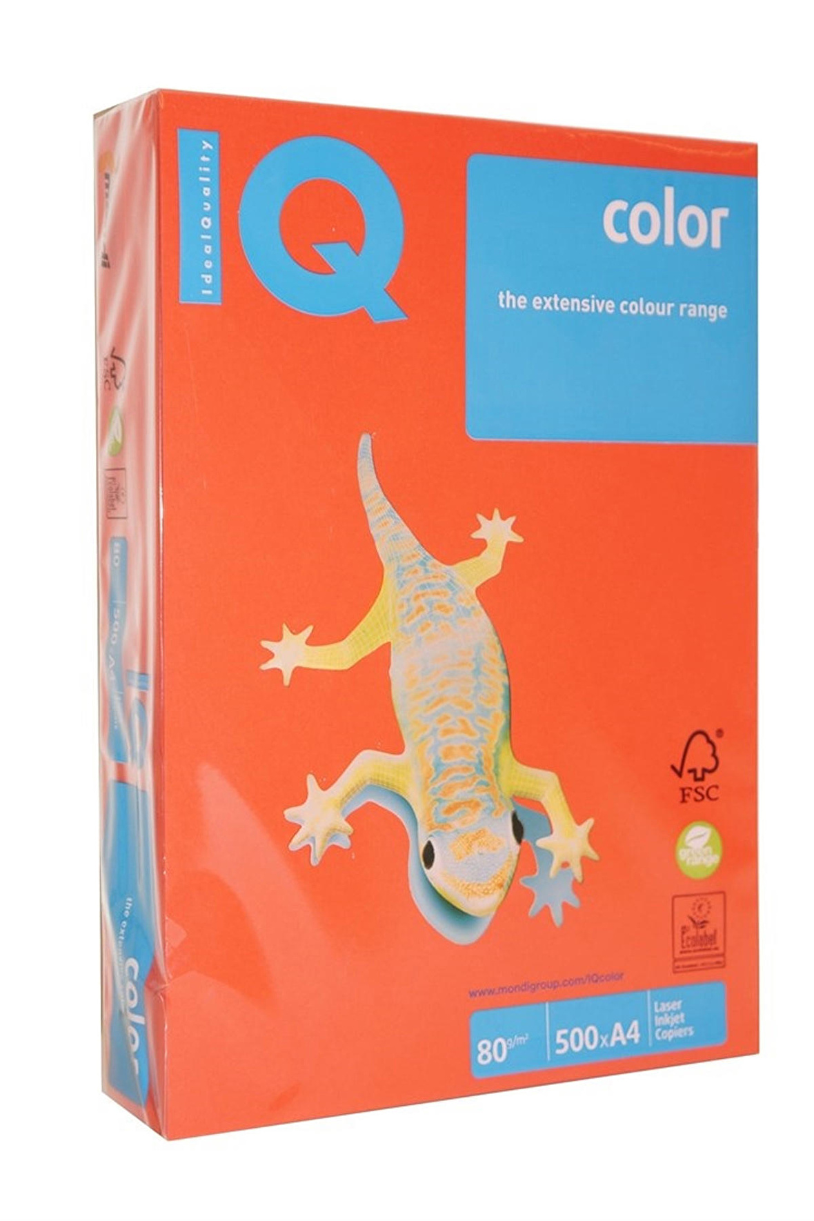 Mondi IQ Color Renkli Fotokopi Kağıdı A4 80 Gram 500 Yaprak Koral ...