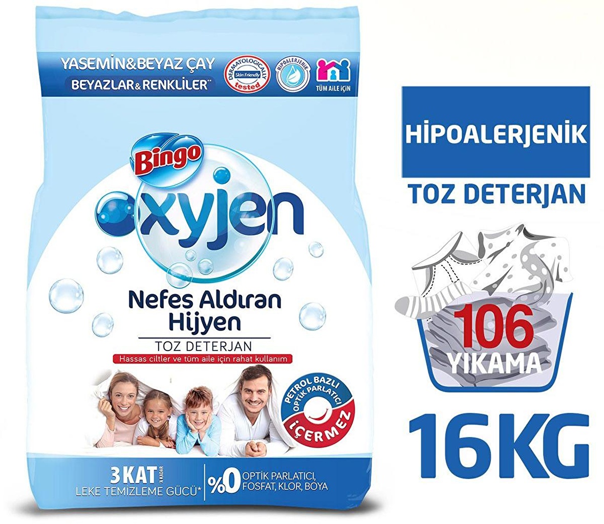 Bingo Oxyjen Toz Çamaşır Deterjanı 8 kg x 2 Adet Fiyatları ve Modelleri ...