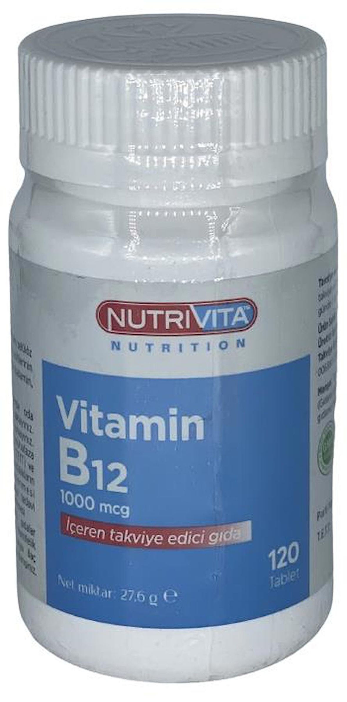Nutrivita Nutrition Vitamin B12 Vitamini 1000 Mcg 120 Tablet Fiyatları ...