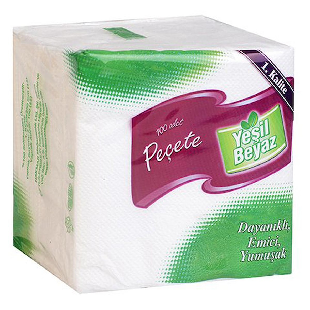 Yeşil Beyaz 1. Kalite 100 lü Peçete Fiyatları ve Modelleri - Pazarama