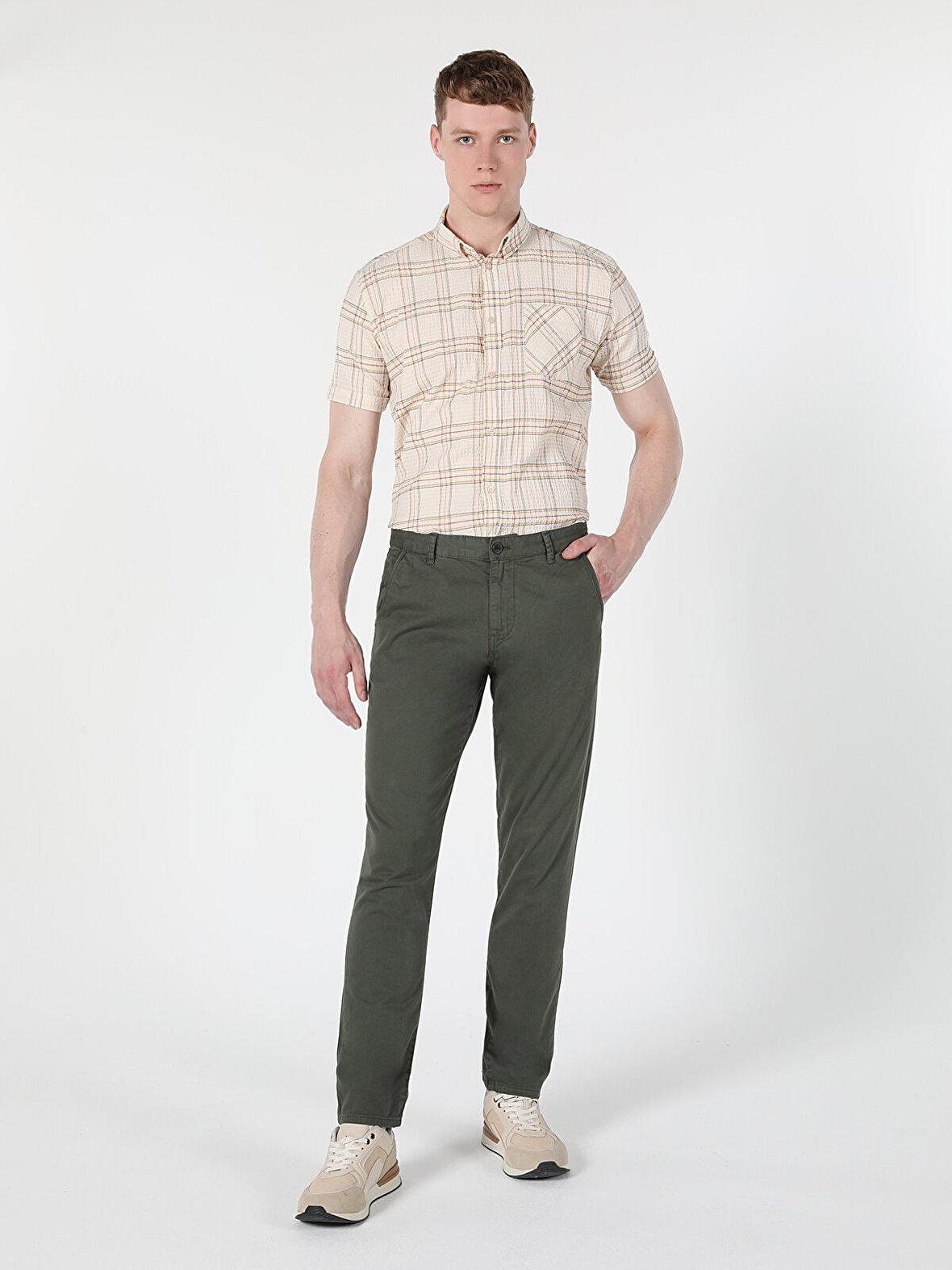 Slim Fit Orta Bel Erkek Pantolon Fiyatları ve Modelleri - Pazarama