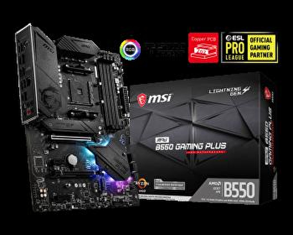 MSI MPG B550 Plus AMD B550 AM4 DDR4 4400 MHz Gaming Anakart Fiyatları ...