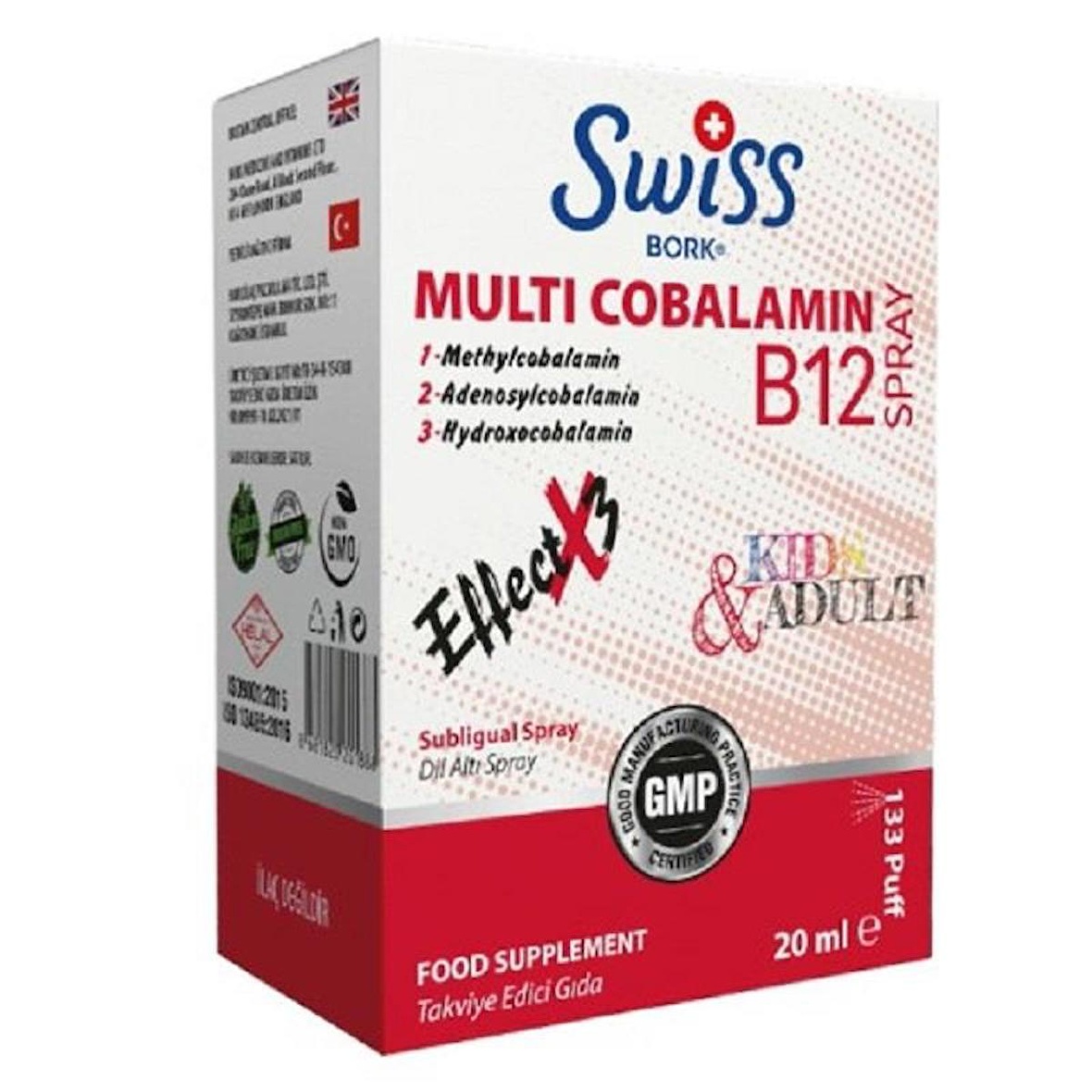 Swiss Bork Multi Cobalamin B12 Sprey 20 ml Fiyatları ve Modelleri ...