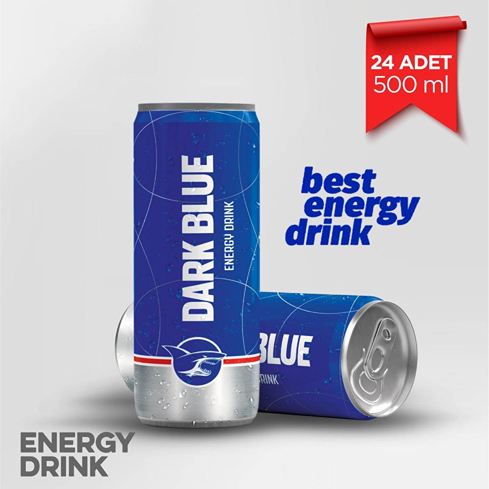 Dark Blue Energy Drink 24 X (500 ML) Enerji İçeceği Fiyatları ve ...