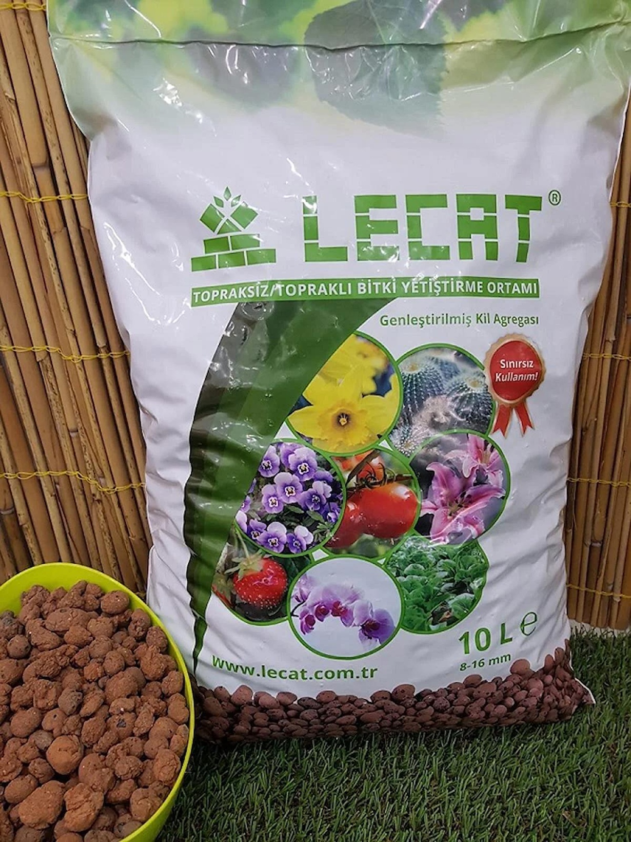 Kil Bilyesi 10 Lt 8-16 Mm Hidroponik Toprak Lecat Kil Bilyesi Hidroton ...