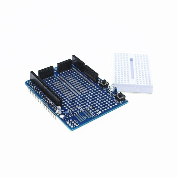 ARDUINO UNO R3 PROTO SHIELD + MİNİ BREADBOARD Fiyatları ve Modelleri - Pazarama