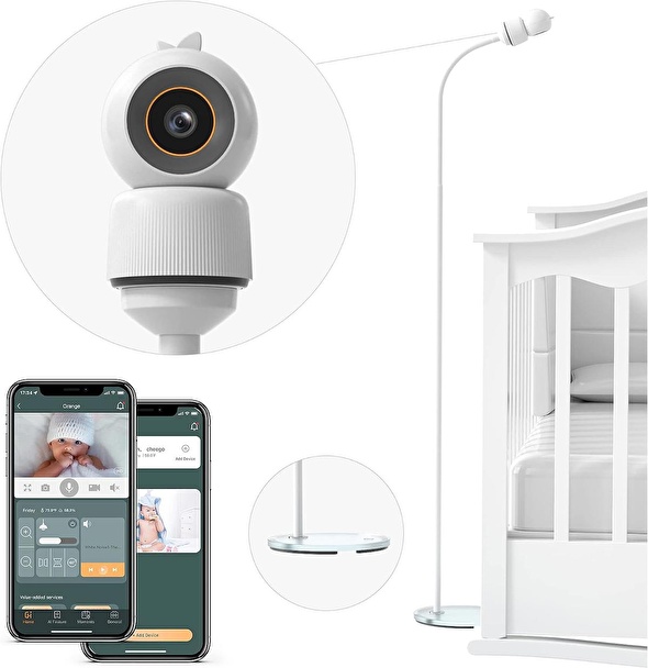 Cheego 3mp Hd Akıllı Bebek Monitörü Kameralı Ve Ses Paketli Fiyatları