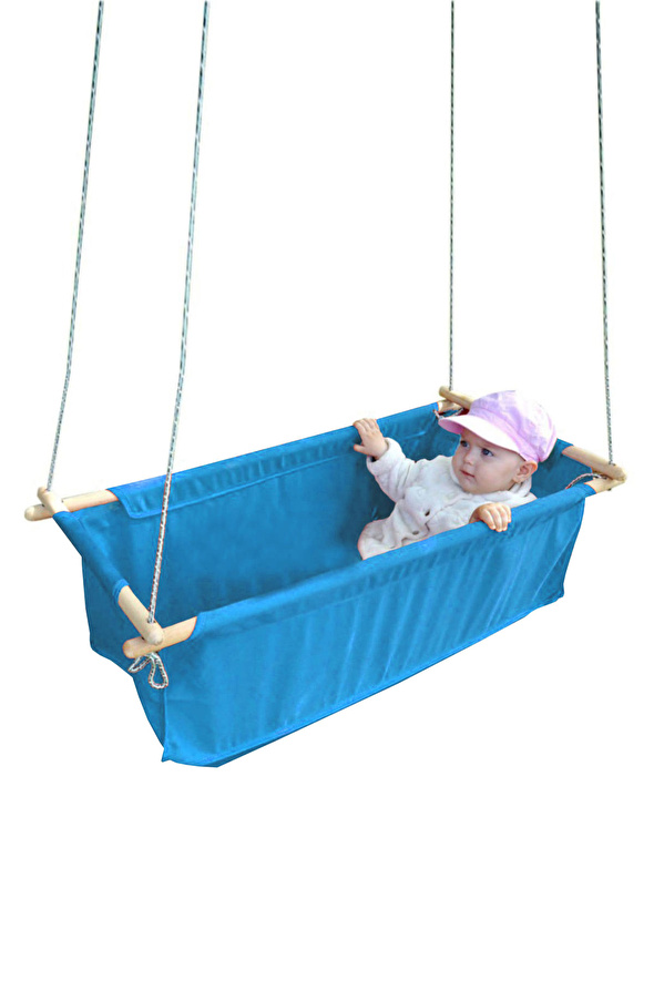 Sally Mavi Hamak Beşik Bebek Hamağı Çingene Salıncağı Beşiği Kamp ...