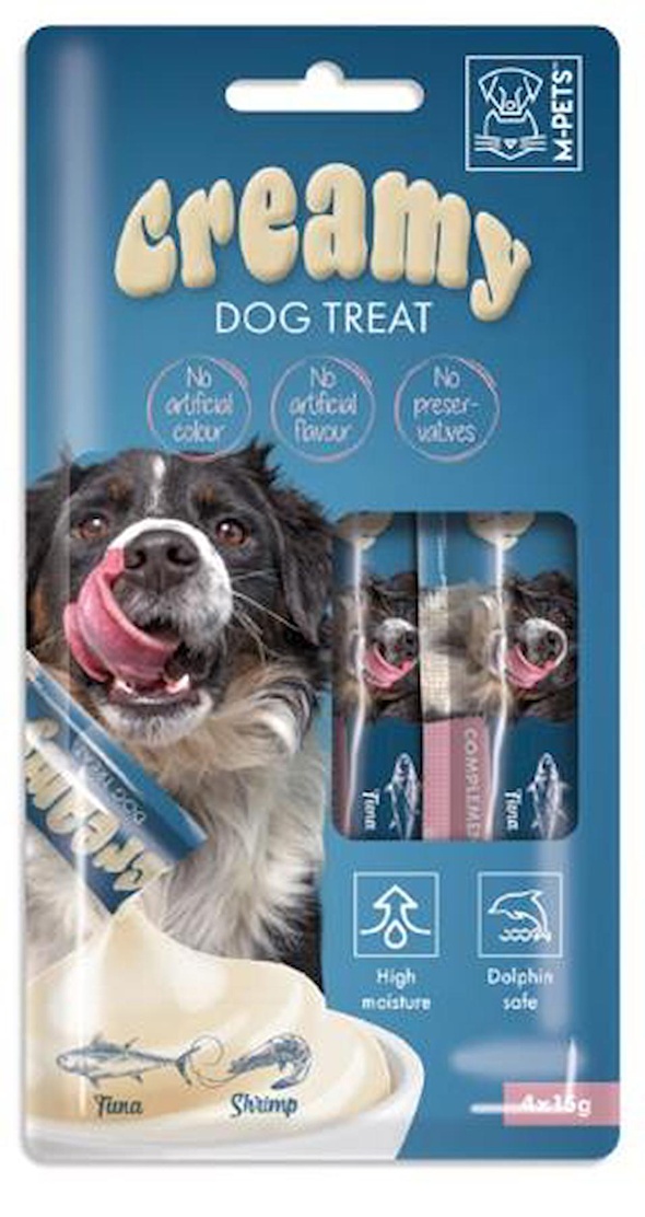 M-Pets Ton Balıklı ve Karidesli Köpek Ödül Kreması 4x15 Gr Fiyatları ve ...