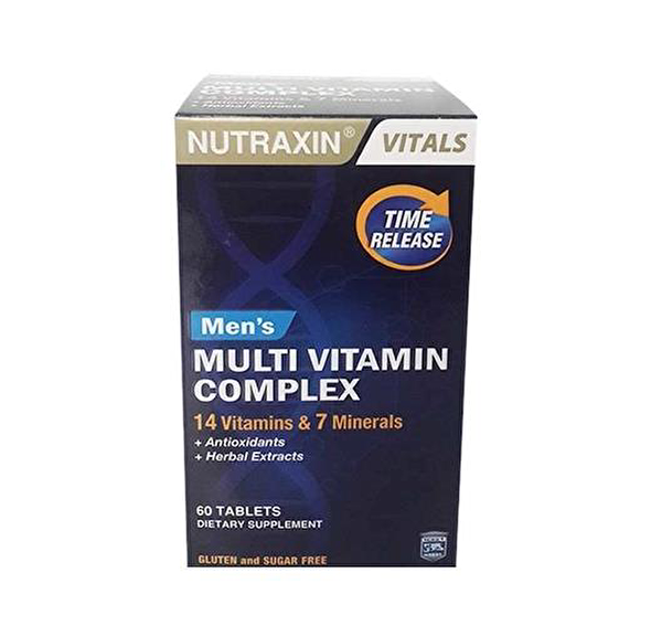 Nutraxin Mens Multi Vitamin Complex Enerji - Yorgunluk - Bitkinlik Multimineral Multivitamin ...