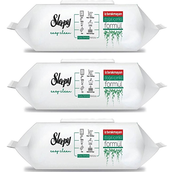 Sleepy Easy Clean 100 lü Yüzey Temizlik Havlusu 3 ADET Fiyatları ve ...