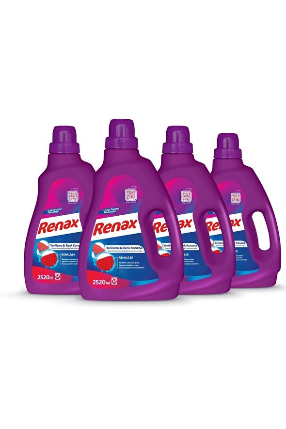 Renax Sıvı Çamaşır Deterjanı Renkliler 2520 ml - 4 Lü Paket Fiyatları ...