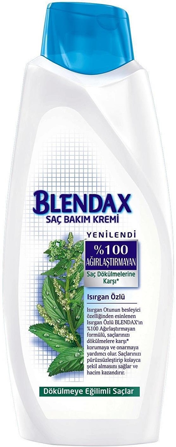 Blendax Dökülme Karşıtı Dökülmeye Eğilimli Saçlar İçin Saç Kremi 550 ml ...