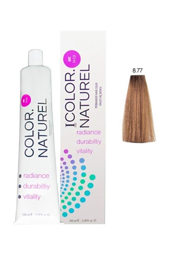 Color Naturel Kalıcı Saç Boyası 100 ml 8.77 Karamel Fiyatları ve ...