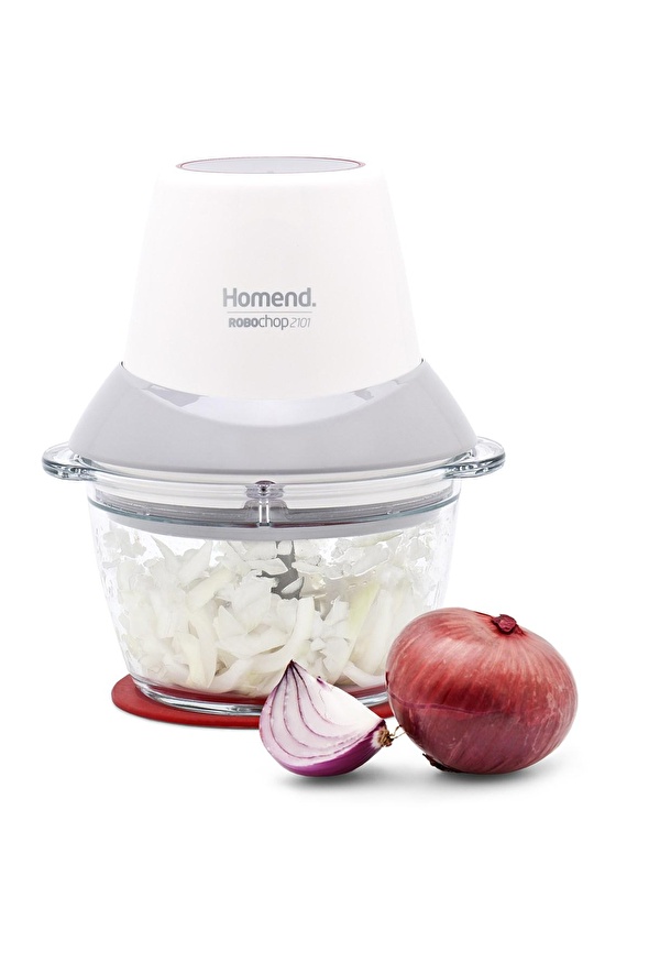 Homend Robochop 2101H 2 Bıçaklı Cam Hazneli Elektrikli 900 ml Doğrayıcı ...