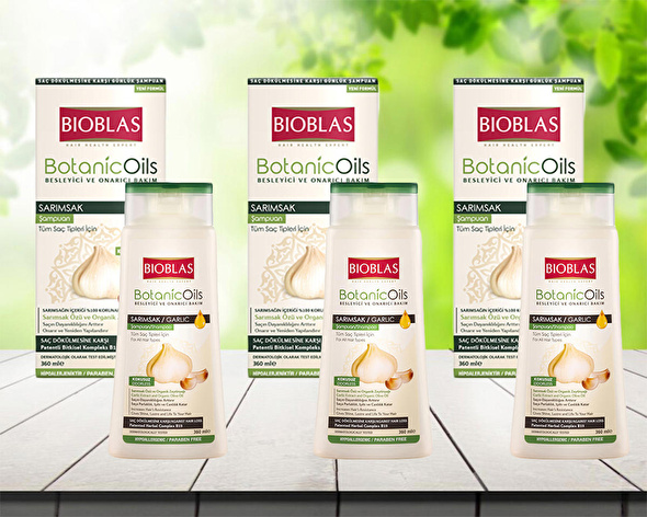 Bioblas Sarımsaklı Şampuan 360 Ml 3 Adet Fiyatları ve Modelleri - Pazarama