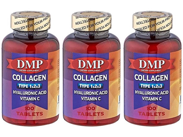Dmp Collagen Type 1-2-3 3x100 Tablet Hyaluronic Acid Vitamin C ...