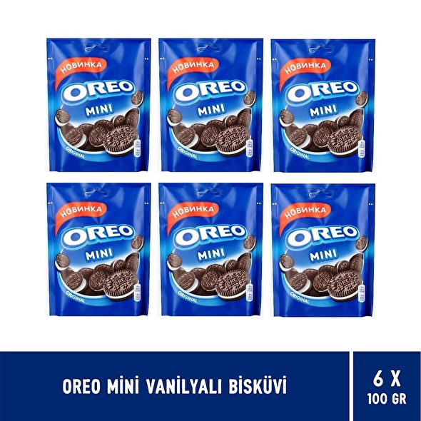 Oreo Mini Vanilyalı Bisküvi 100 gr - 6 Adet Fiyatları ve Modelleri ...