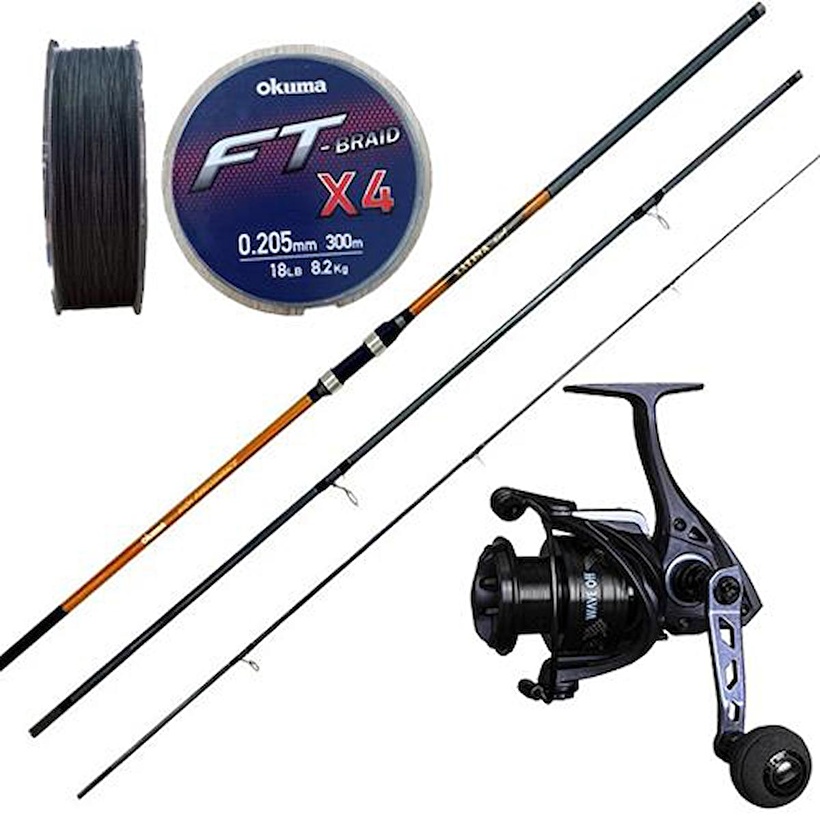 YekOutdoor Surf Olta Seti Okuma Salina Surf 14' 420 cm 3 Parça Surf ...