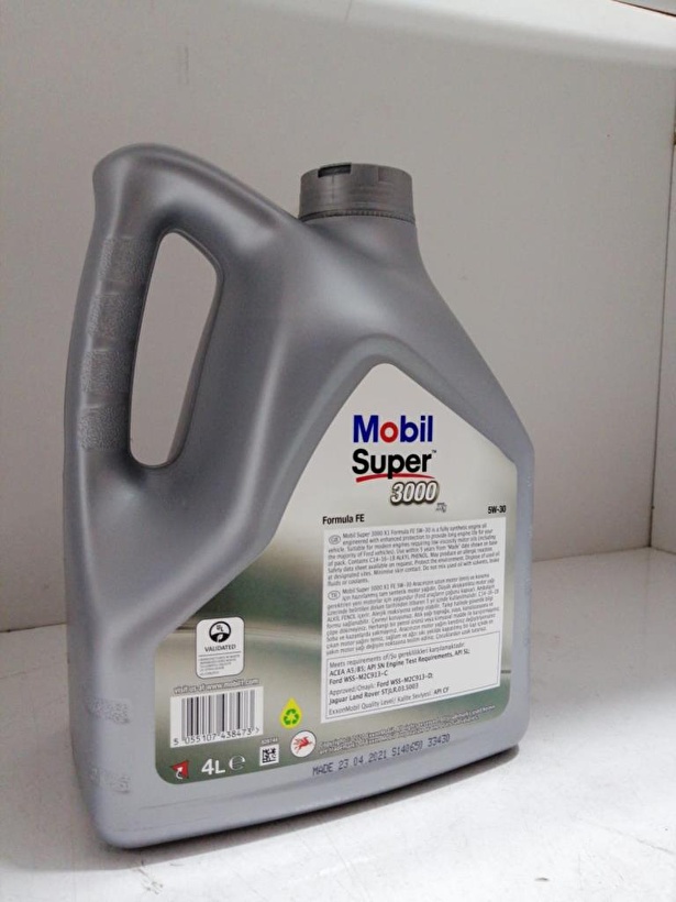 Mobil 3000 X1 Formula Fe 5W-30 Tam Sentetik 4 lt DPF Benzin-Dizel Motor ...