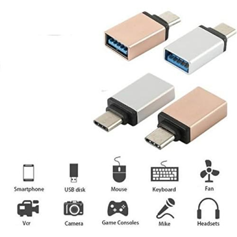Daytona DR01 Macbook Uyumlu Type-C - USB 3.0 Otg USB Flash Driver Klavye Mouse Konsol Flash ...