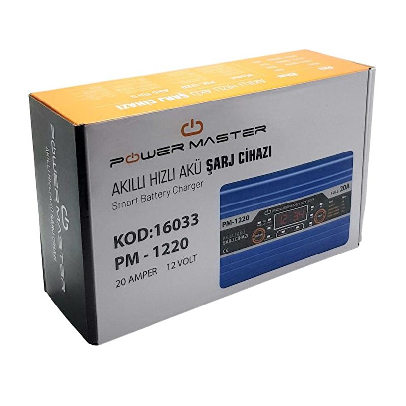 Powermaster PM-1220 12 Volt Max 20 Amper Akü Şarj Cihazı Fiyatları ve ...